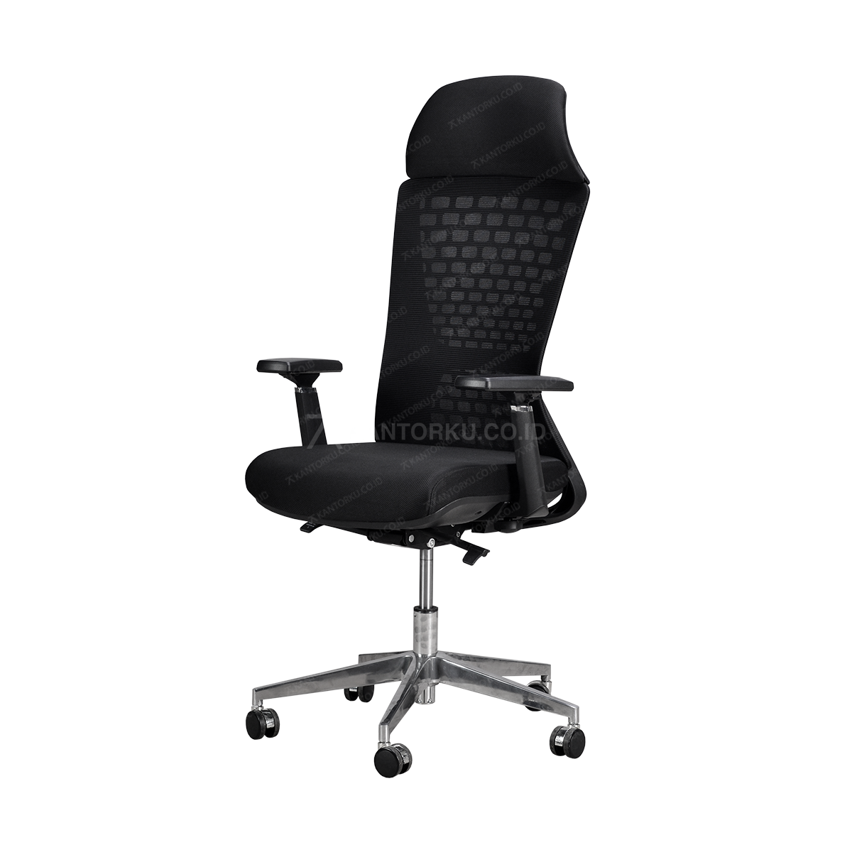 Kursi ergonomis SOXVO I AL dengan lumbar support dan lengan adjustable ...